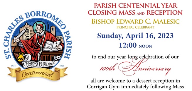 Closing Mass & Reception | St. Charles Borromeo Church | Parma, OH